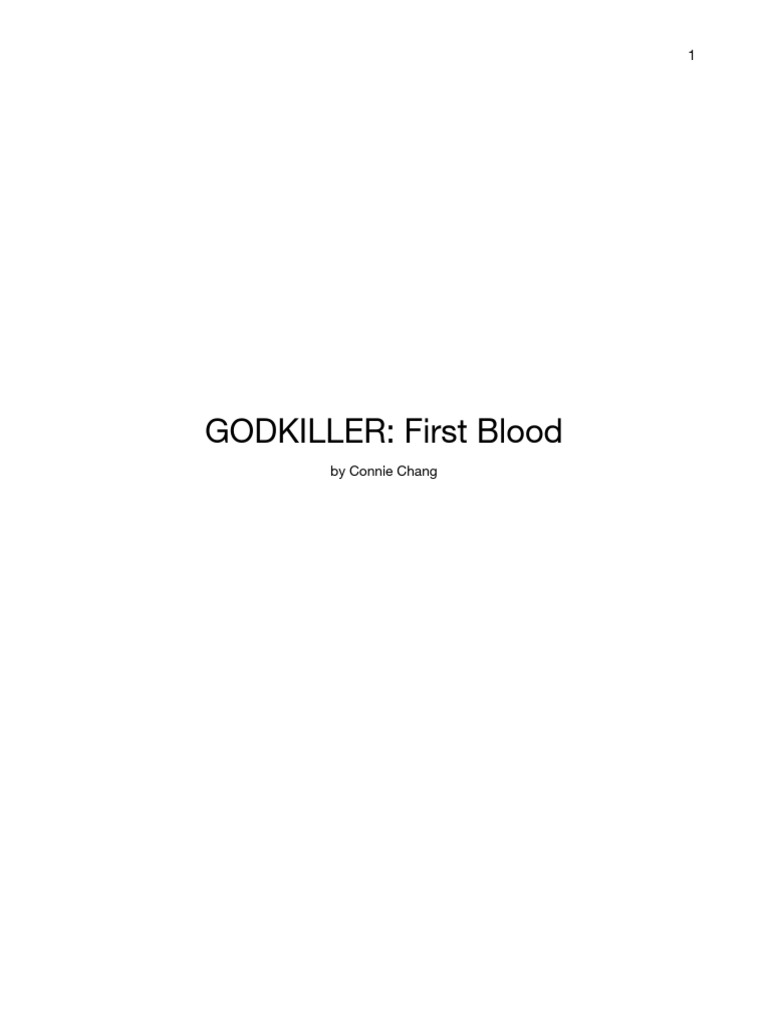 GODKILLER First Blood Edition Plain Text | PDF | Deities | Divinity
