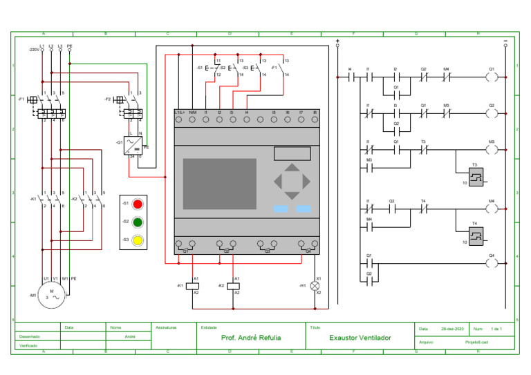 Partida Direta Com Reversão Temporizada - CLP | PDF