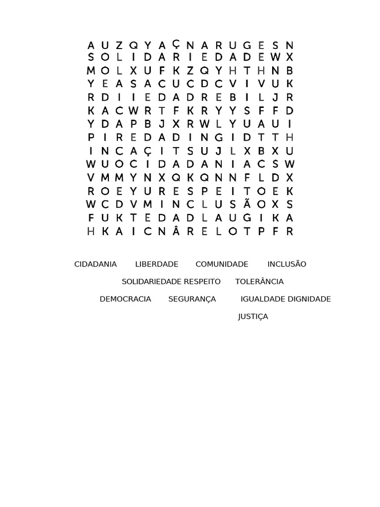 Jogar Sopa de Letras | PDF