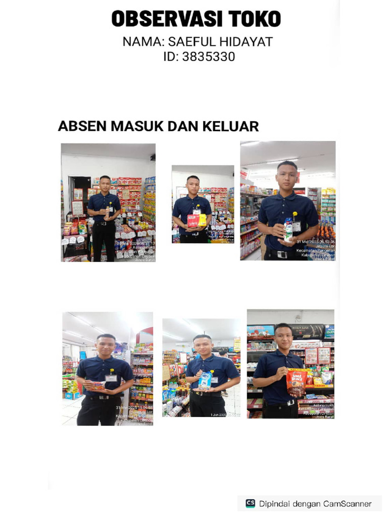 Observasi Toko Saeful Hidayat | PDF