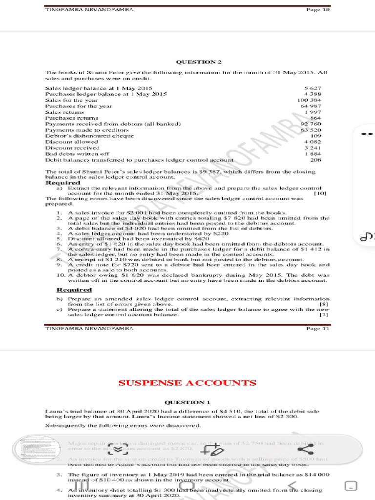 Sales Ledger | PDF