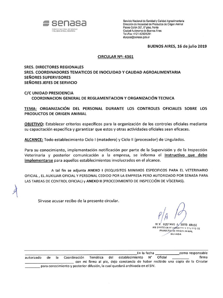 Circular 2019 4361 | PDF