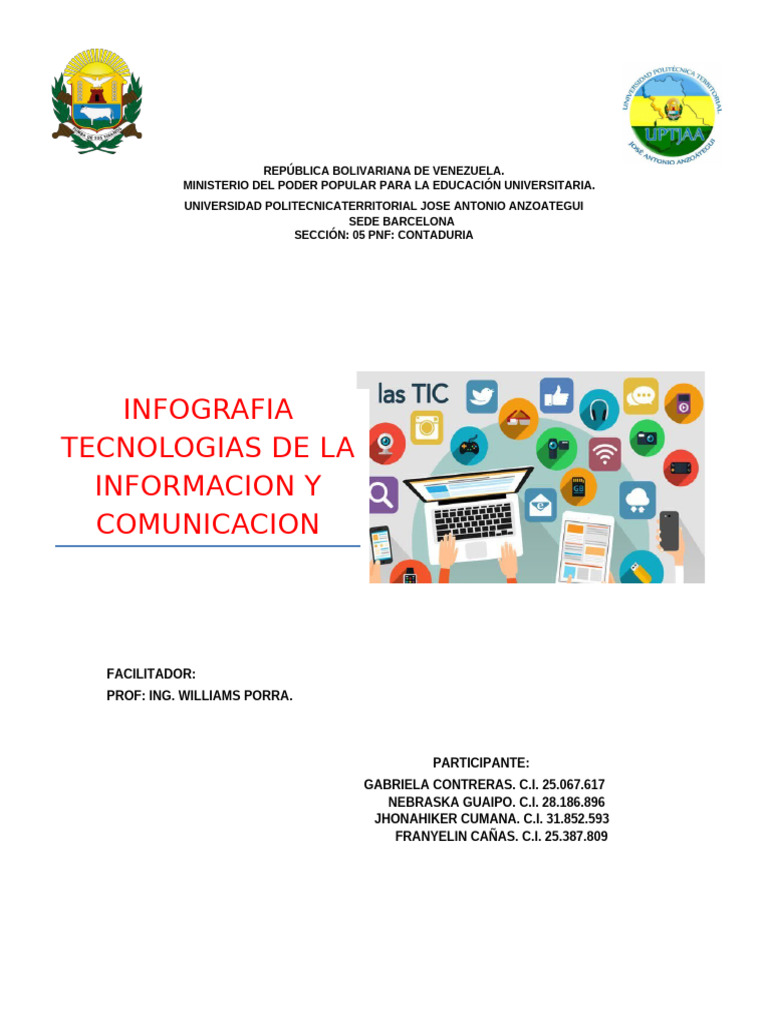 Infografia Tic | PDF | Tecnología de información y comunicaciones | Internet