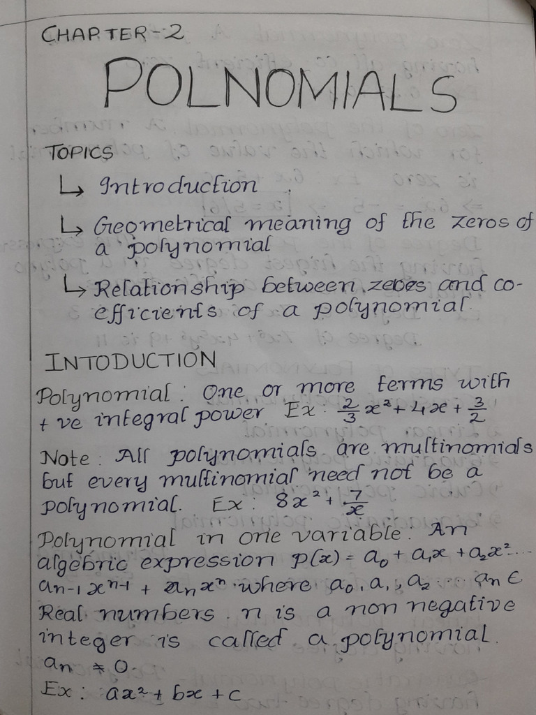 Polynomials | PDF