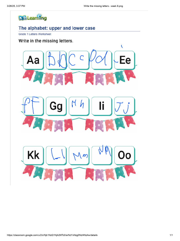 Write The Missing Letters - Week 8.Png | PDF