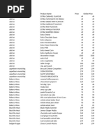 Katalog Harga Laritta Bakery 2025 | PDF | Confectionery | Cakes