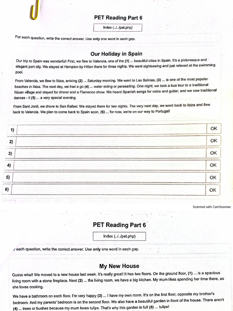 Pet Reading Part 6 | PDF