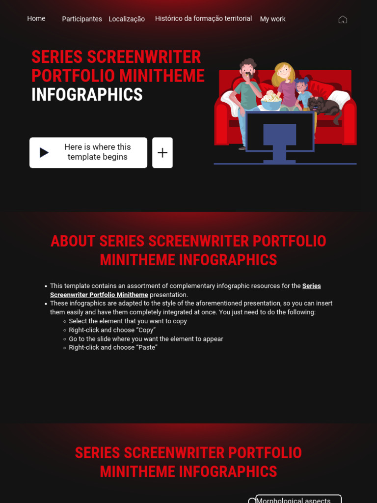 Cópia de Series Screenwriter Portfolio Minitheme Infographics by ...