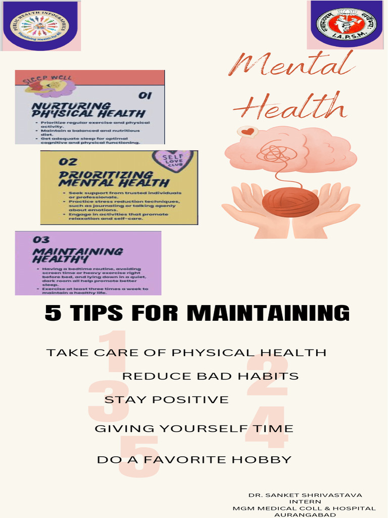 5 Tips for Better Mental Health | PDF