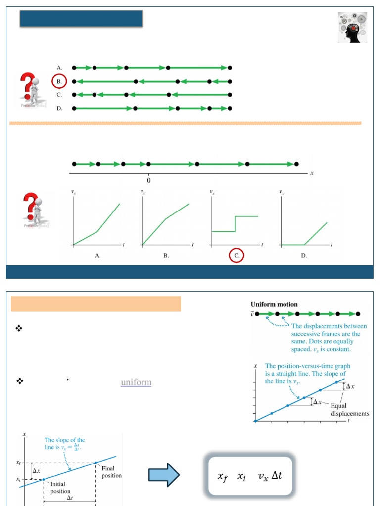 Understanding Uniform Motion Concepts | PDF