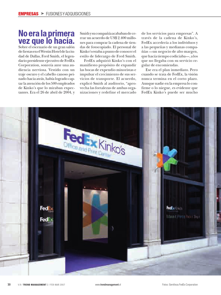 Caso FedEx | PDF | Fed Ex | Business