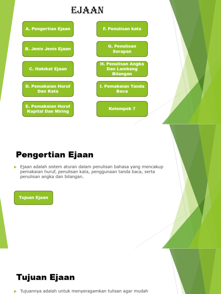 EJAAN TUGAS Bahasa Indonesia | PDF