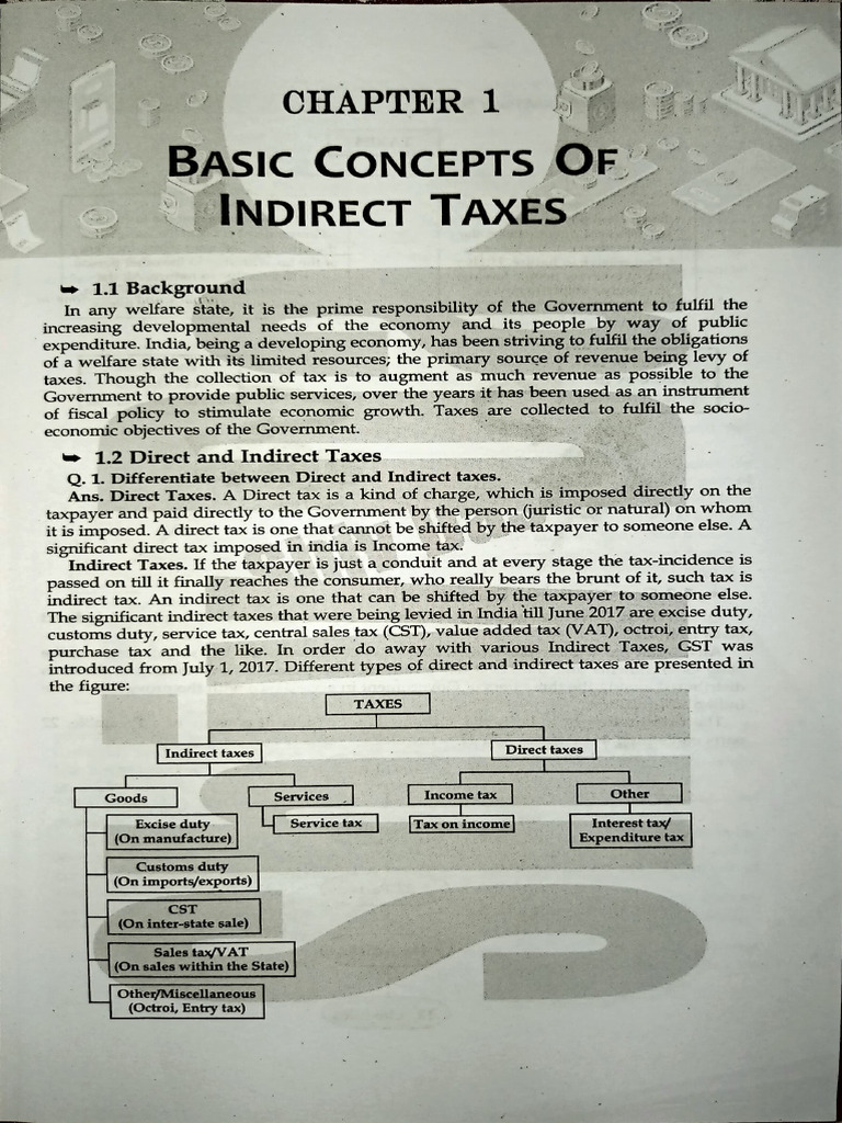 chpt 1 gst | PDF | Taxes | Value Added Tax