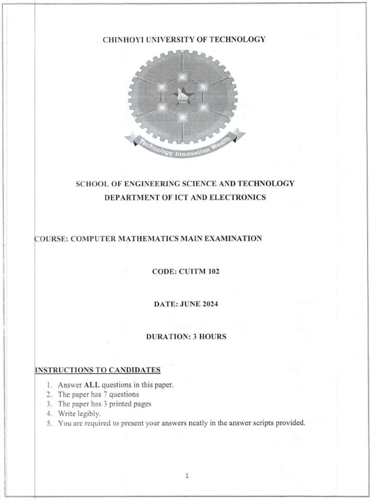 1 Computer Maths | PDF