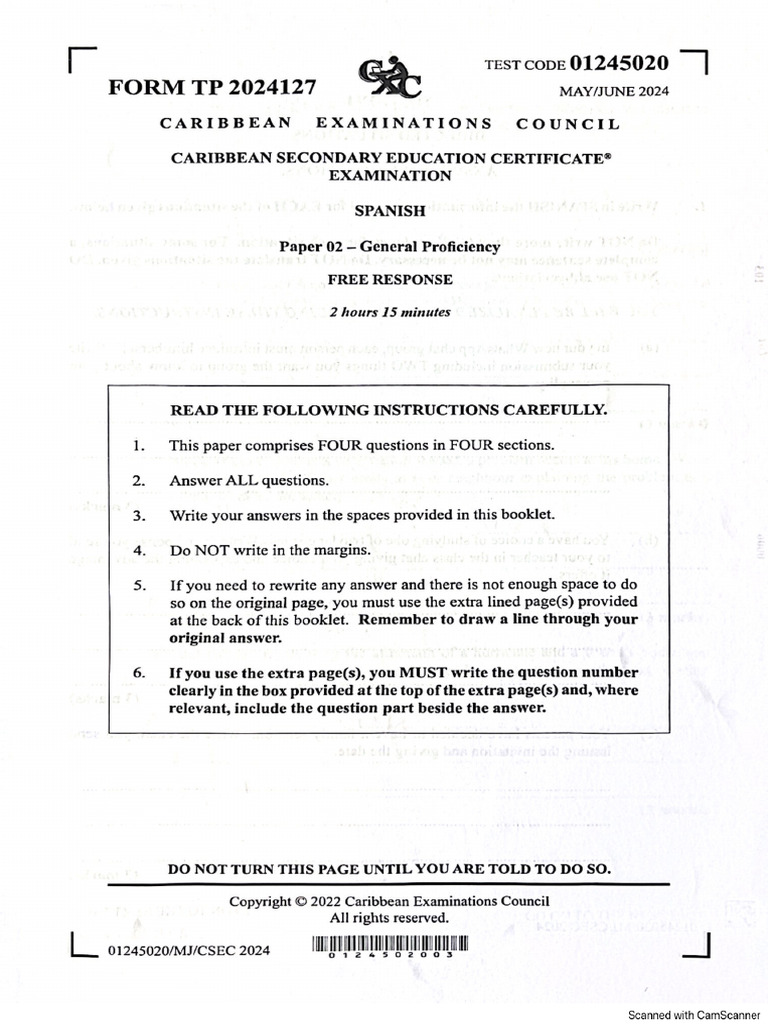Paper 2 2024 MJ | PDF