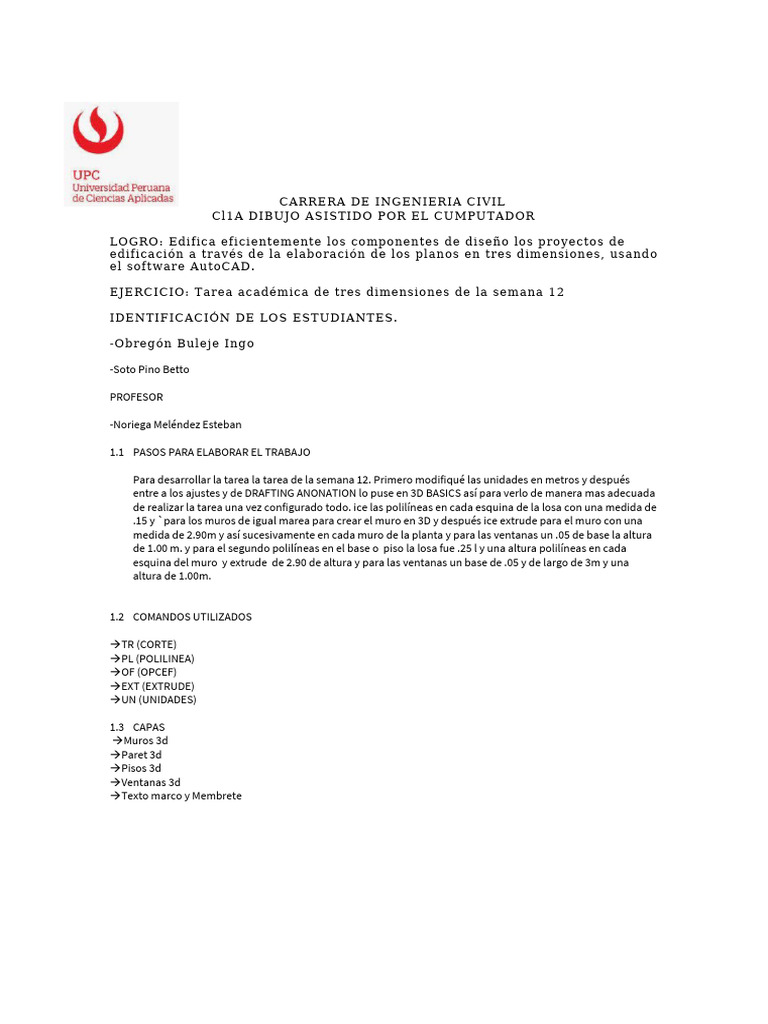 Informe de Autocat | PDF