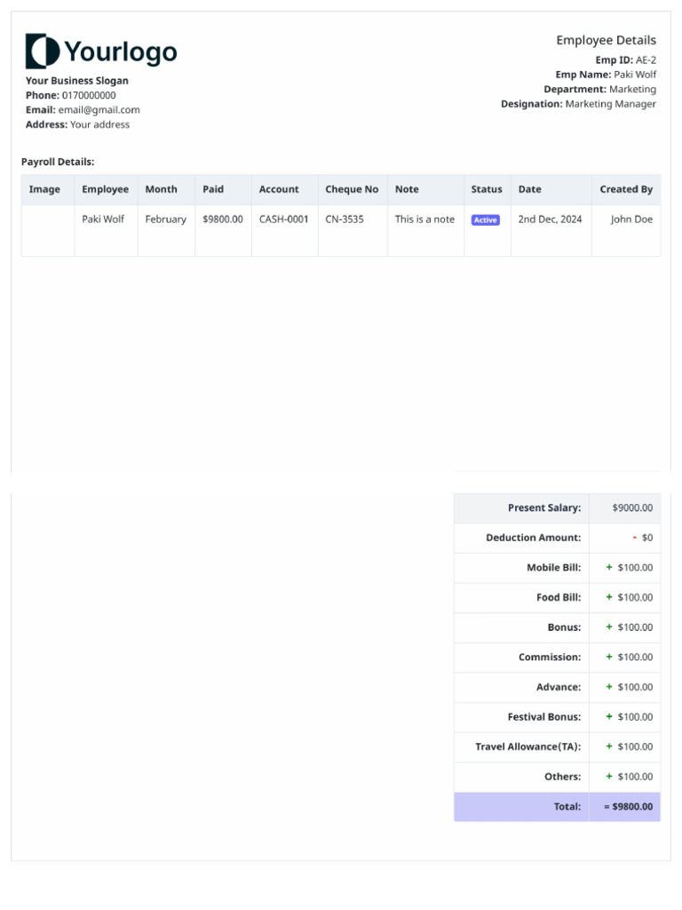 Payroll 626d8d65958b3 | PDF