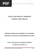 Critical Thinking Module (2) - 1-36 | PDF | Critical Thinking ...