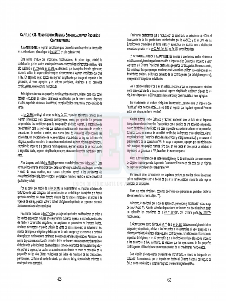 Mono Tributo - Ingresos Brutos | PDF