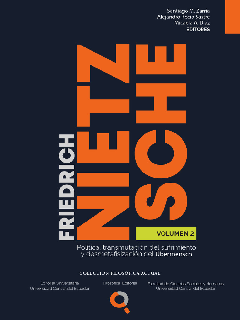 Zarria, Recio, Díaz (Eds.) - Nietzsche, Vol. 2 | PDF | Friedrich ...