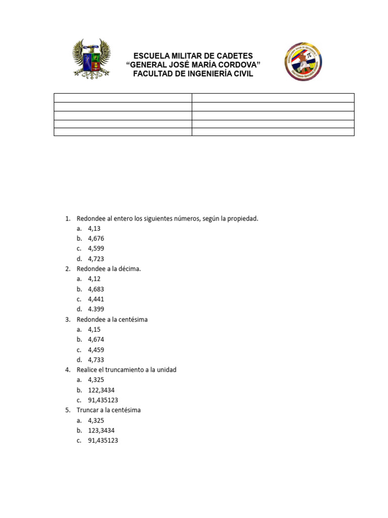 Taller Teoria Del Error - Nivel V | PDF