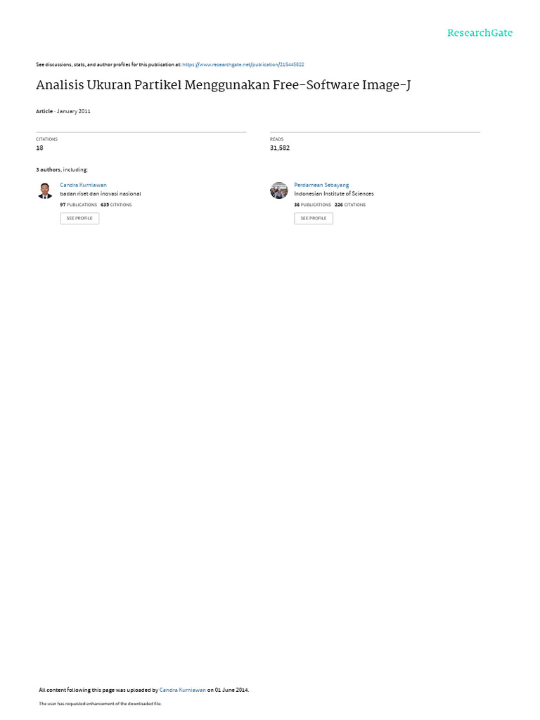 Jurnal Image J | PDF