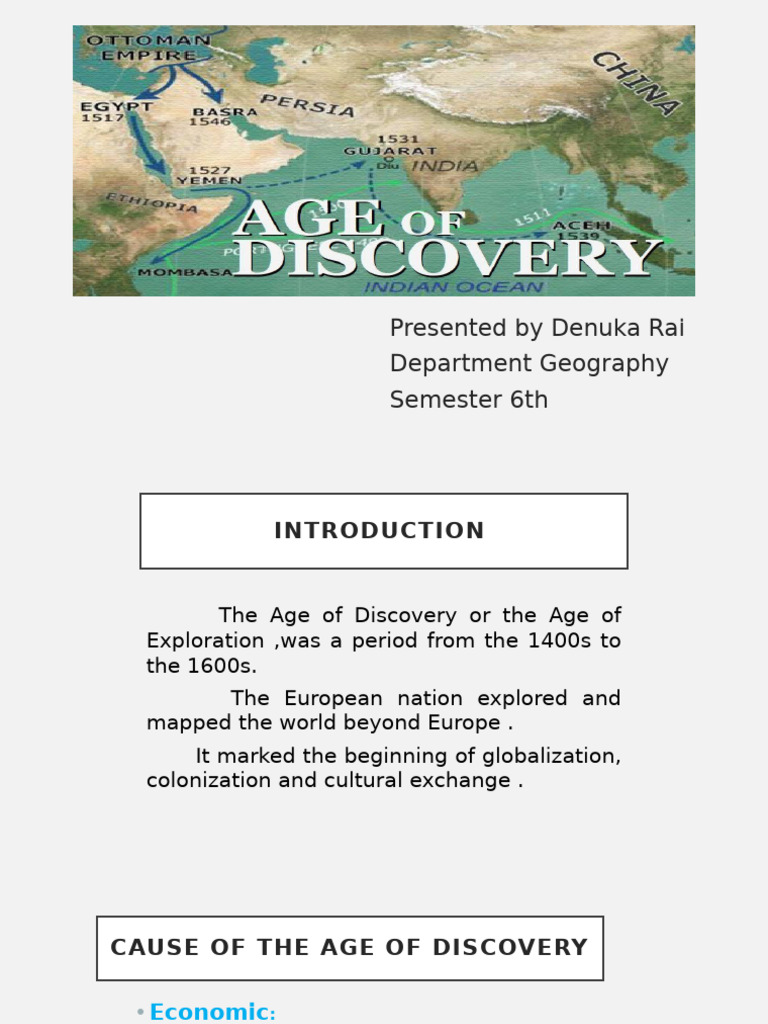 The Age of Discovery | PDF | Age Of Discovery | Cartography