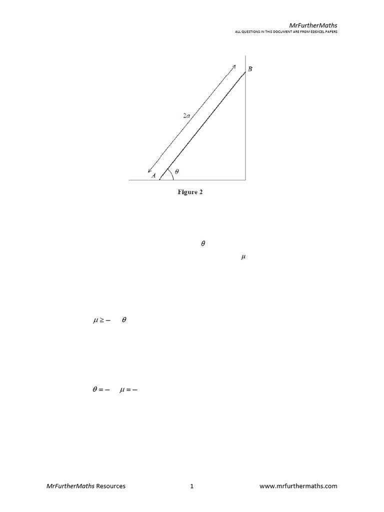 Edexcel Physics Equilibrium Problems | PDF | Force | Tension (Physics)
