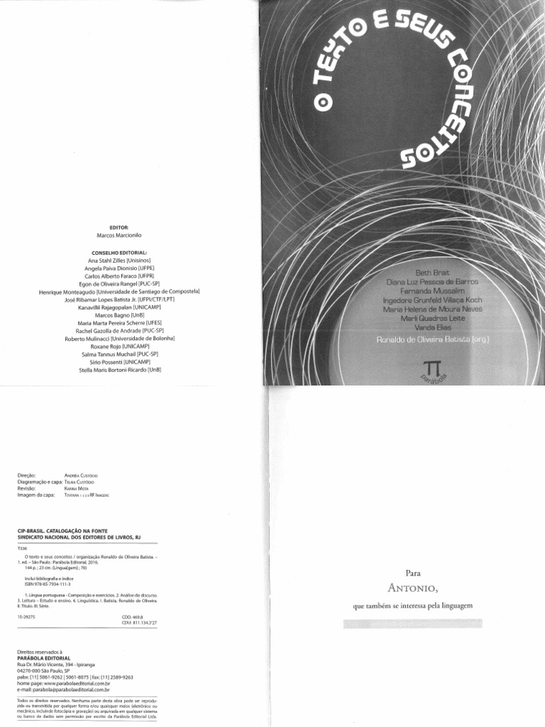 Texto e Seus Conceitos PDF | PDF