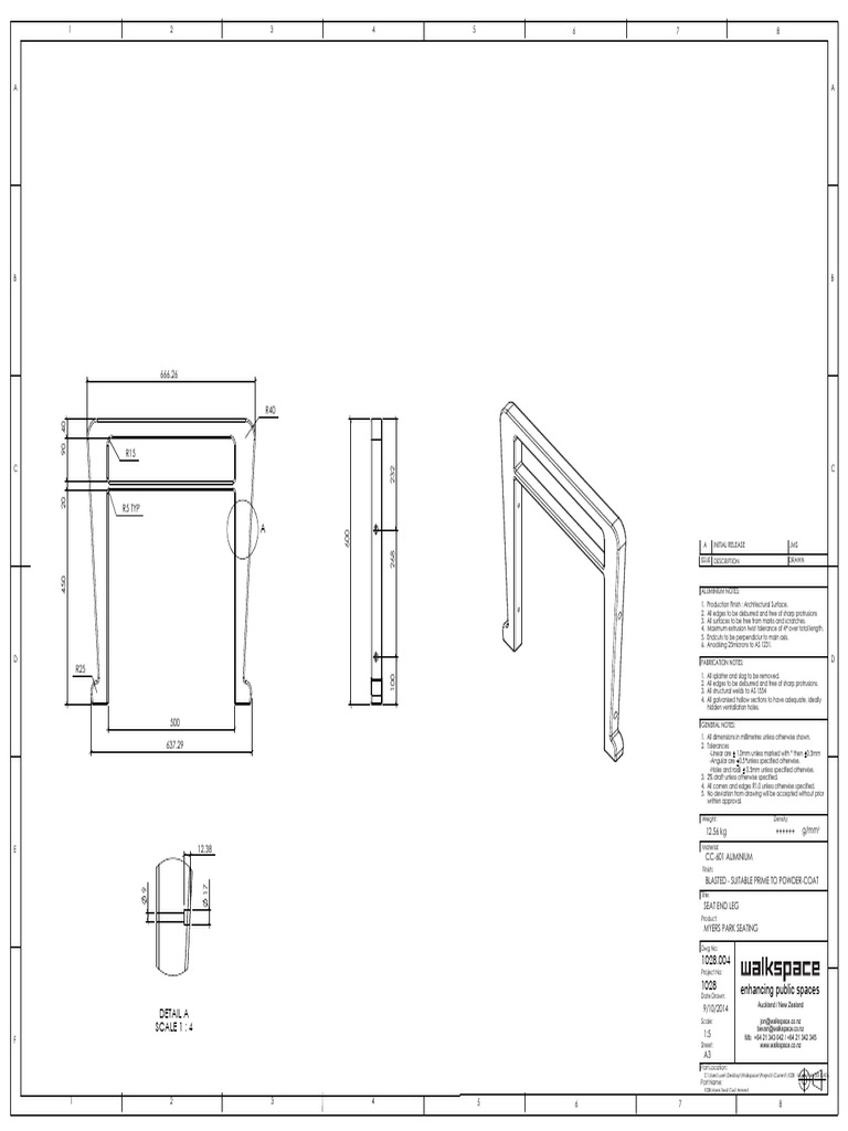 1028 004 Myers Seat Cast End | PDF | Metals | Secondary Sector Of The Economy