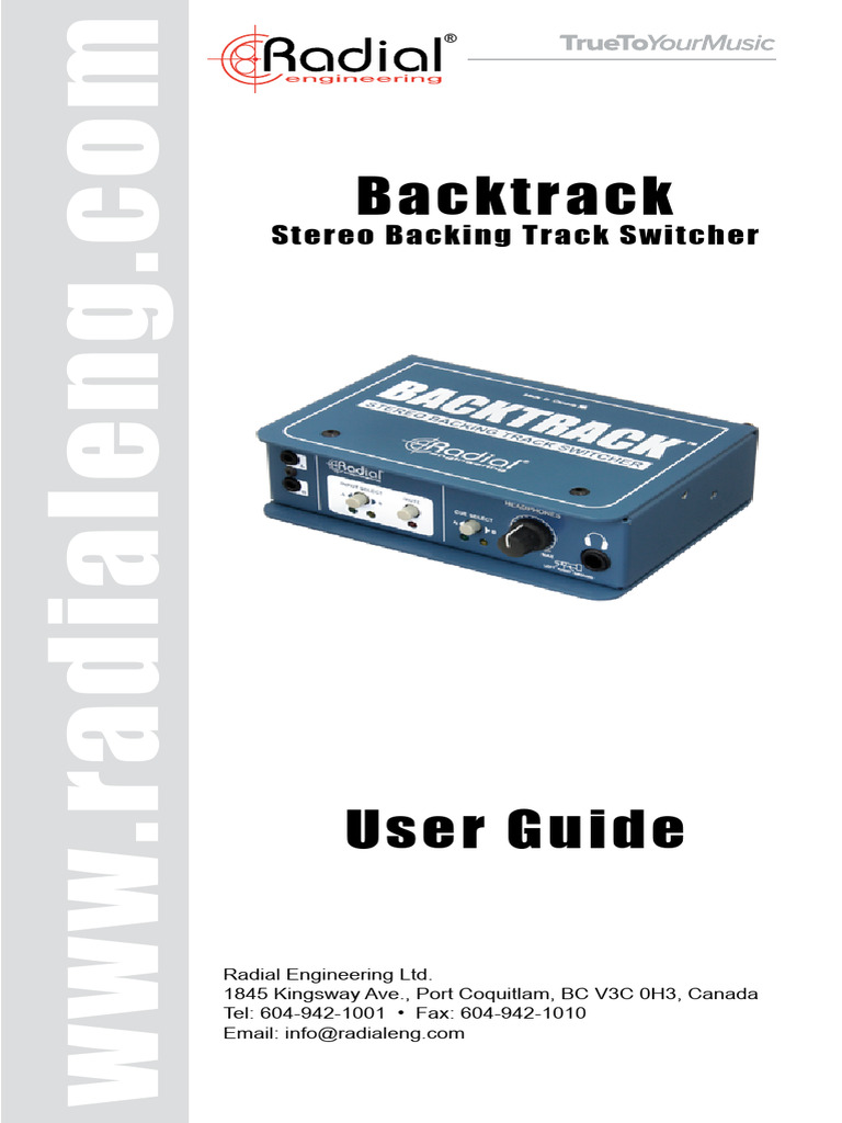 Backtrack OwnersManual WEB 03 2025 | PDF | Headphones | Electronics