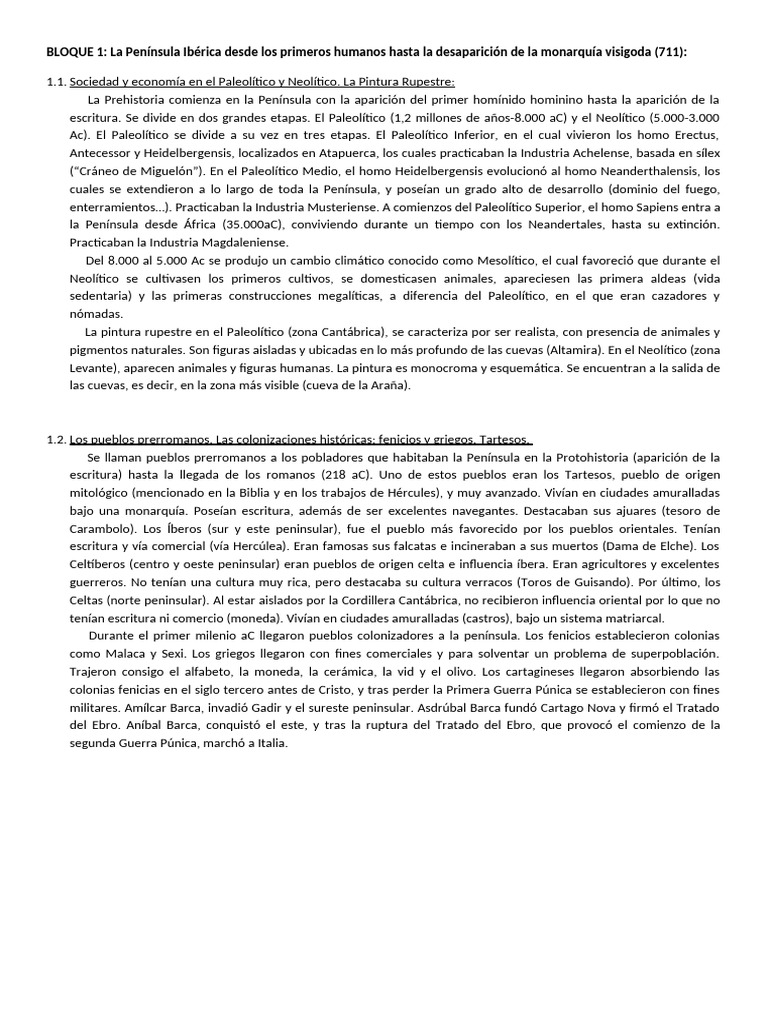 HISTORIA DE ESPAÑA 2ºBACH | PDF | Imperio español | Al Andalus