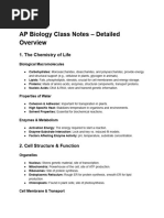 Ap Biology Review One Pagers | PDF