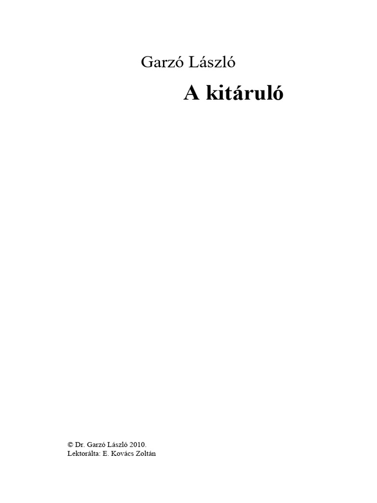 Garzó László - Hubble - A Kitáruló Univerzum (2010, HUN) | PDF