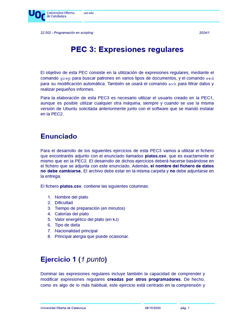 PEC3 Programación en Scripting UOC 2024 2025 s1 | PDF | Archivo de computadora | Lenguaje de ...