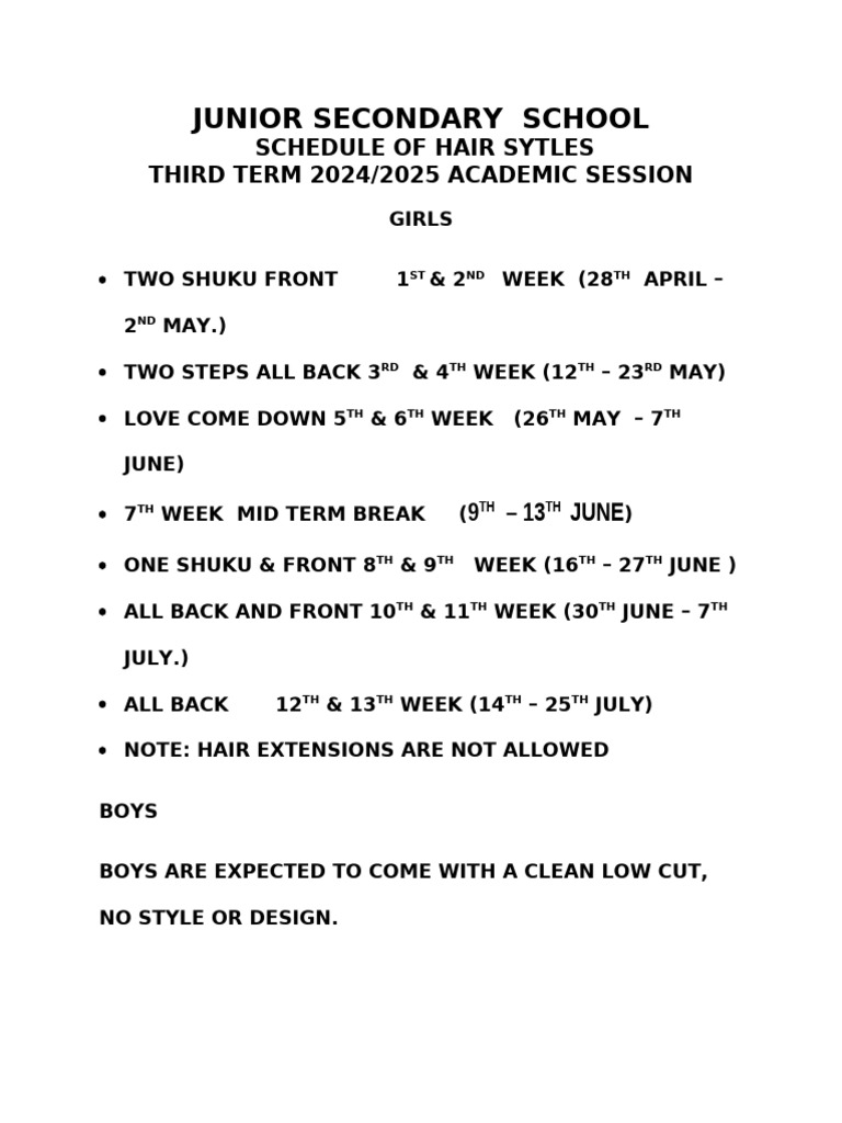 Hair Styles For The Term New | PDF