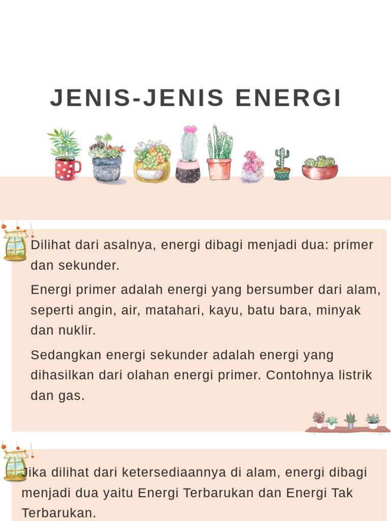 3.b. Jenis-jenis Energi | PDF