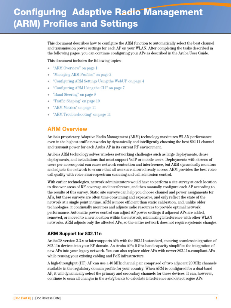 ARM Doc Supplement | PDF | Ieee 802.11 | Wireless Lan