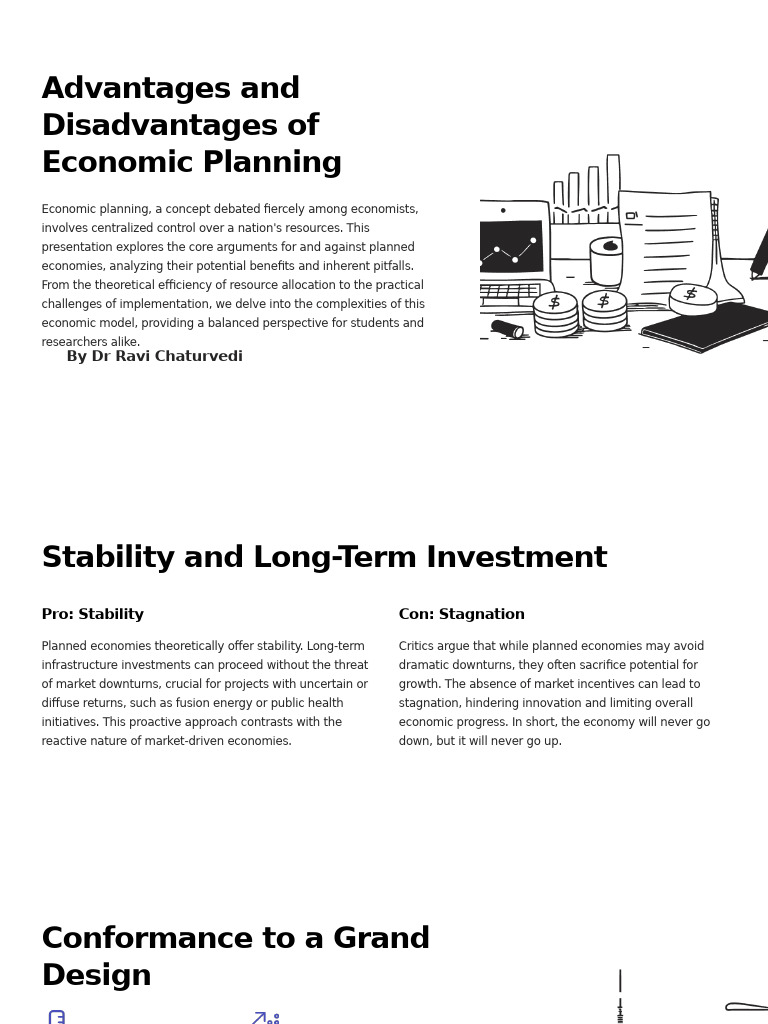 Advantages and Disadvantages of Economic Planning | PDF | Free Market ...