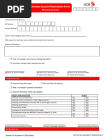 Dormant Account Reactivation Form | PDF | Finance & Money Management