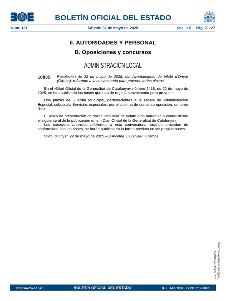 Boe A 2025 10835 | PDF