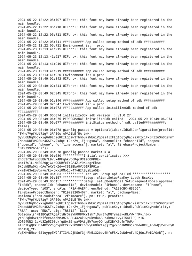 Id SDK Logs | PDF | Cyberwarfare | Security