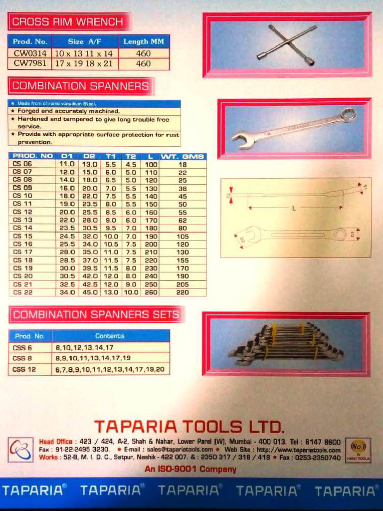 Combination Spanners | PDF