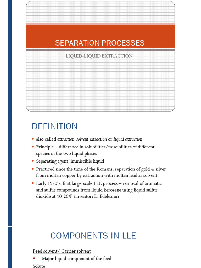 Liquid Liquid Extraction AVENA | PDF | Physical Sciences | Chemistry