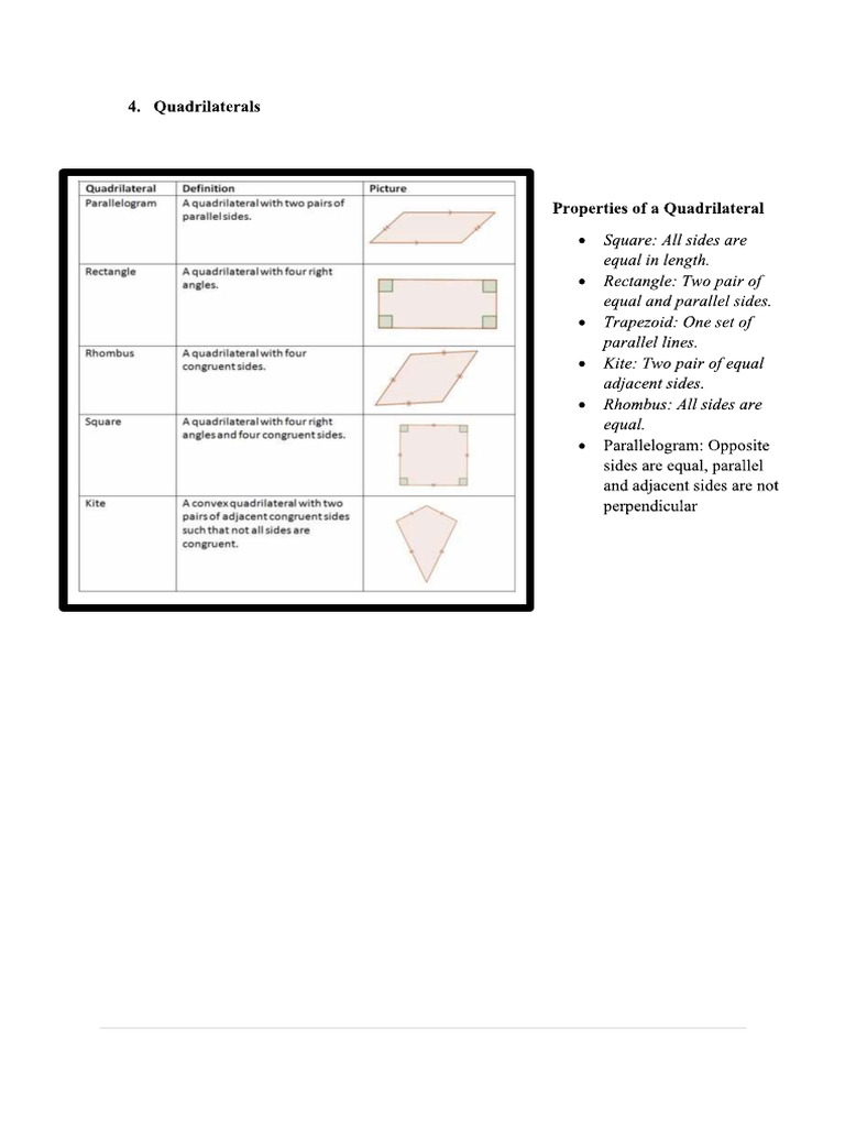 Quadrilaterals | PDF