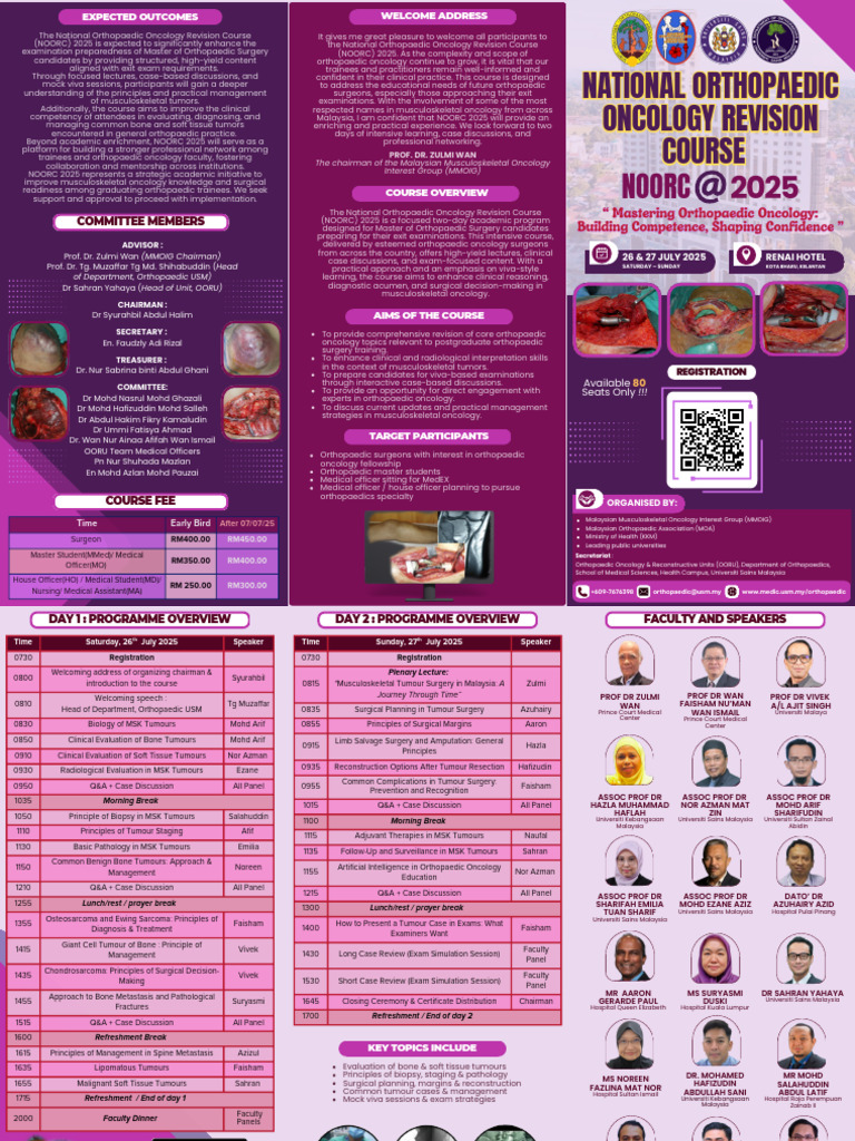 NOOR | PDF | Orthopedic Surgery | Oncology