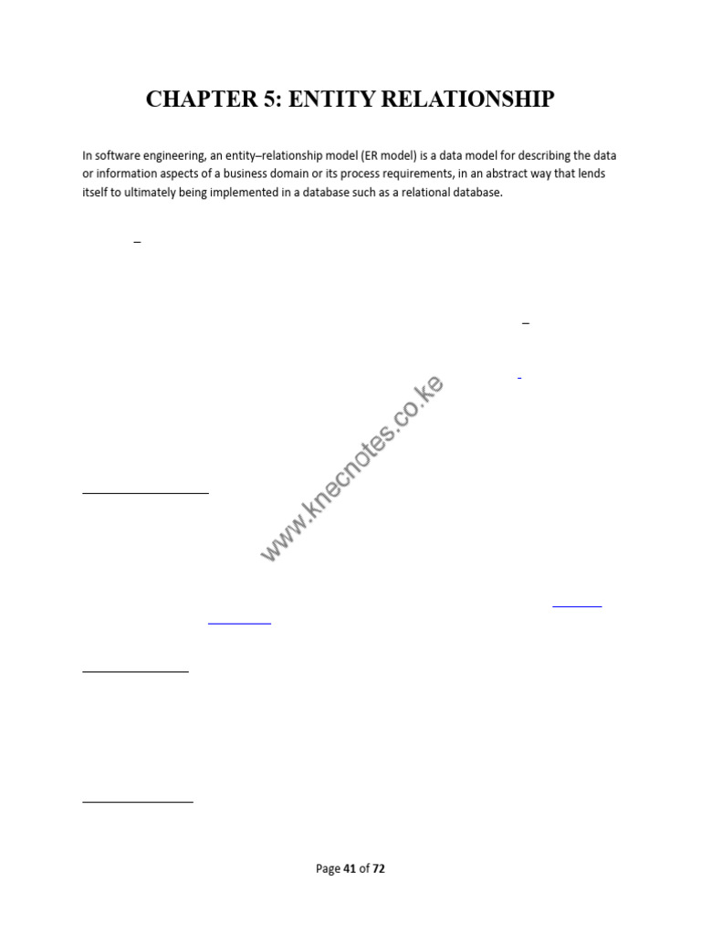 Dbms Chapter 5 Entity-Relationship | PDF | Conceptual Model | Data Model