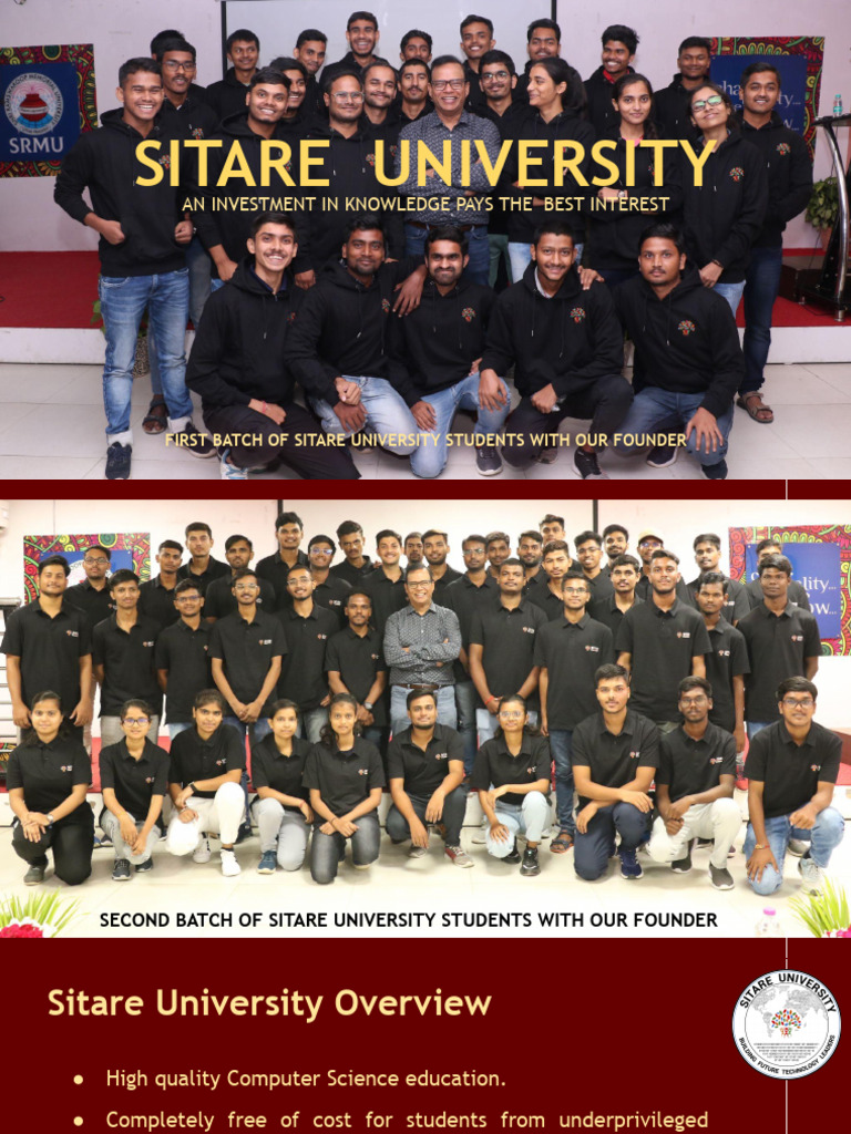 Sitare University Introduction | PDF