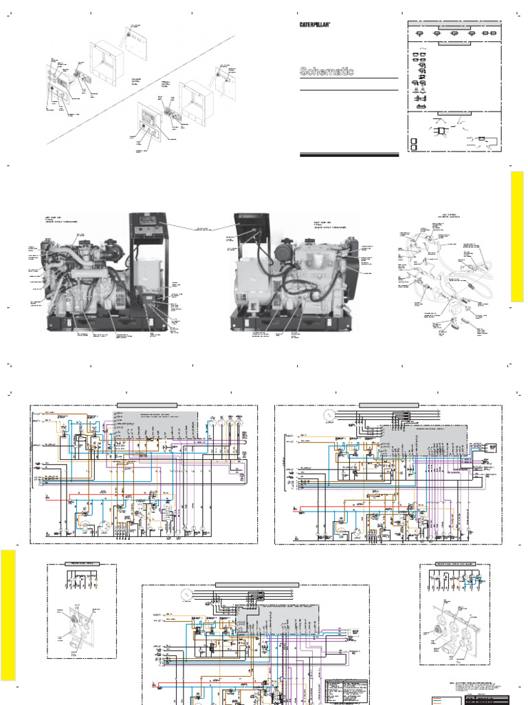 C4.4 Diagramas Electricos Generador Marino Caterpillar | PDF ...