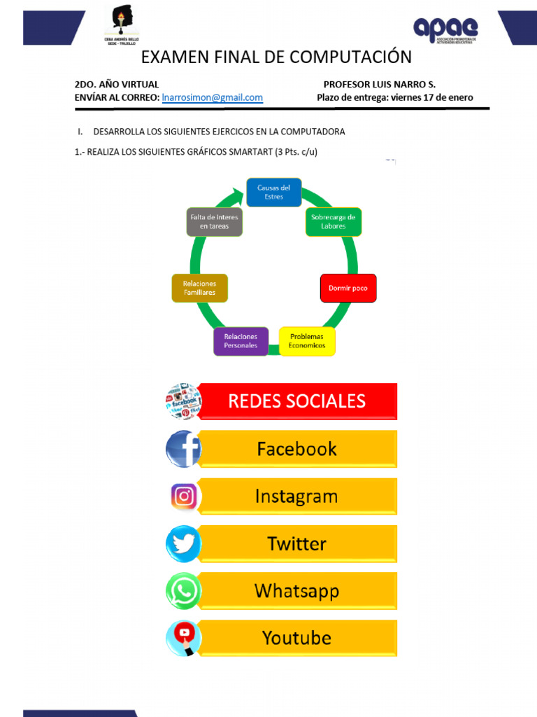 Examen Final 2do Año Virtual | PDF